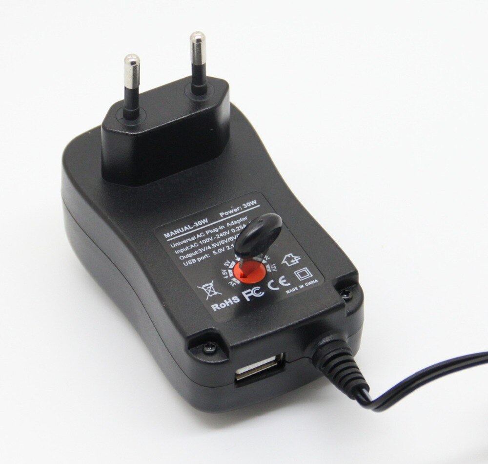 1PCS 30W Universal AC Wall Plug in Power Adapter 3... – Grandado