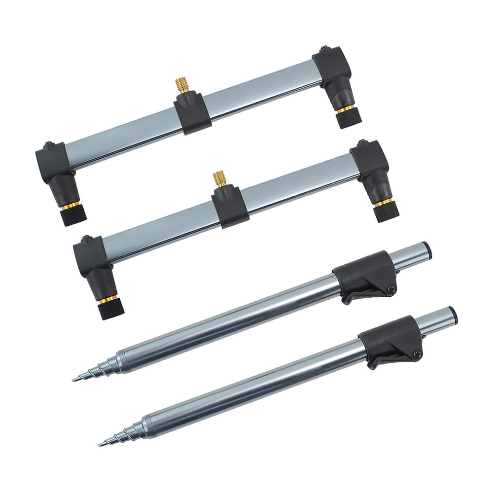 Aluminium Carp Fishing Rod Pod Set 2pcs Bank Stick... – Vicedeal