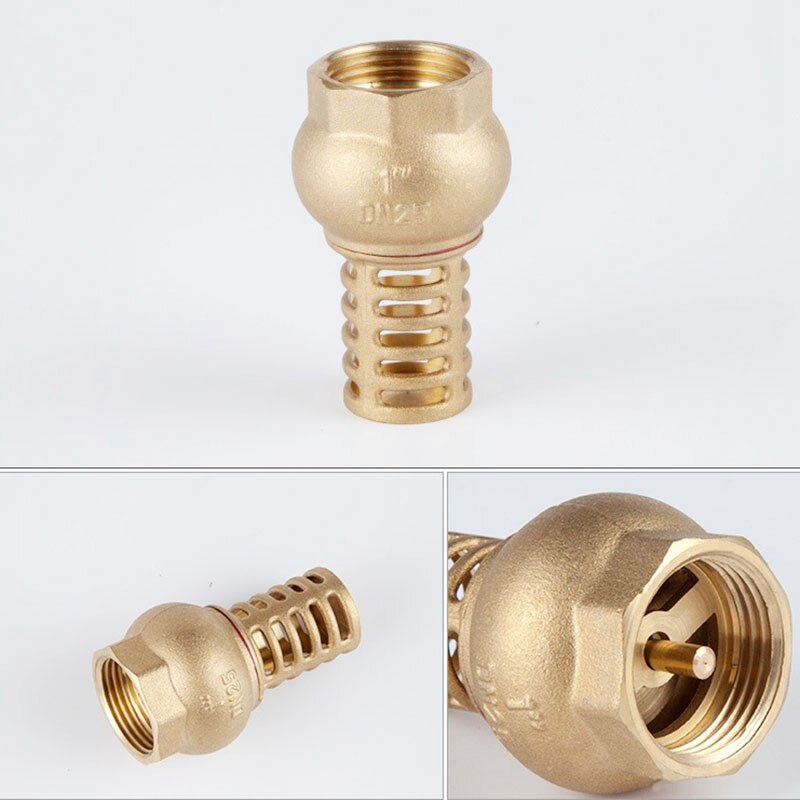 1 Inch Dn25 Internal Thread Brass Water Foot Valve... – Grandado