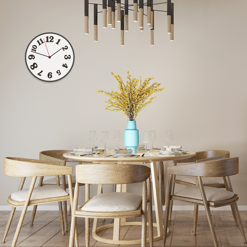 DIY Arabic Numerals Roman Numerals Wall Clocks Rem... – Vicedeal