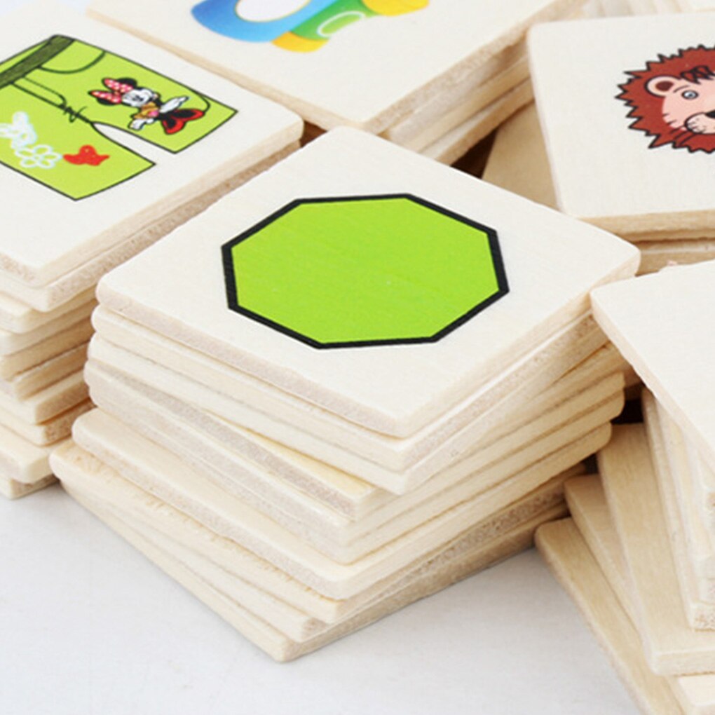 Baby Fruit Study Card Set Children Wooden Educatio... – Vicedeal