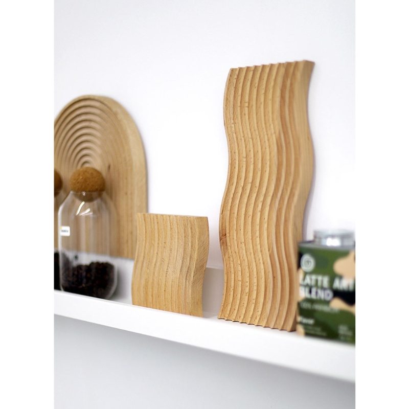 Wood Water Ripple Board Chopping Block Trays Burly... – Grandado