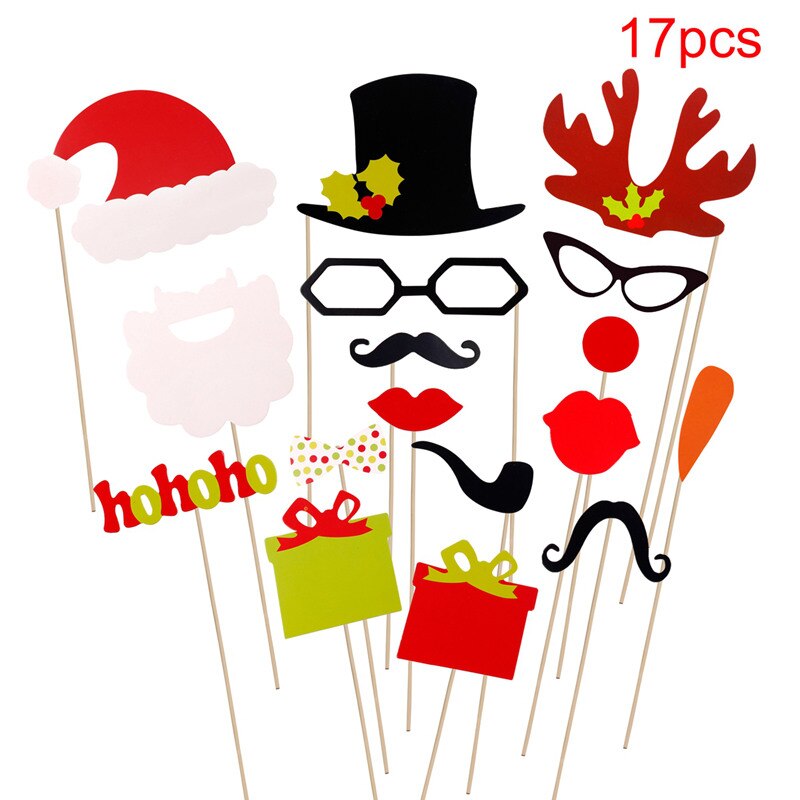 FENGRISE Photo Booth Props Kerstversiering Grappig... – Vicedeal