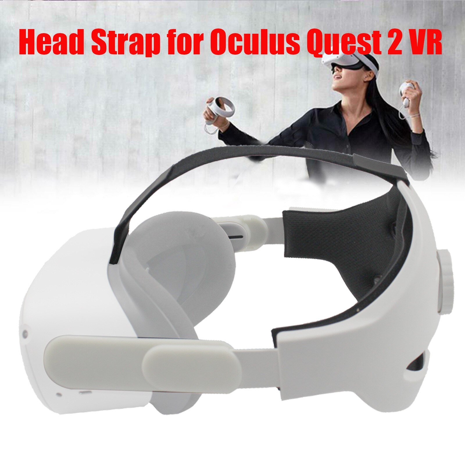 Adjustable For Oculus Quest 2 Head Strap VR Elite ... – Grandado