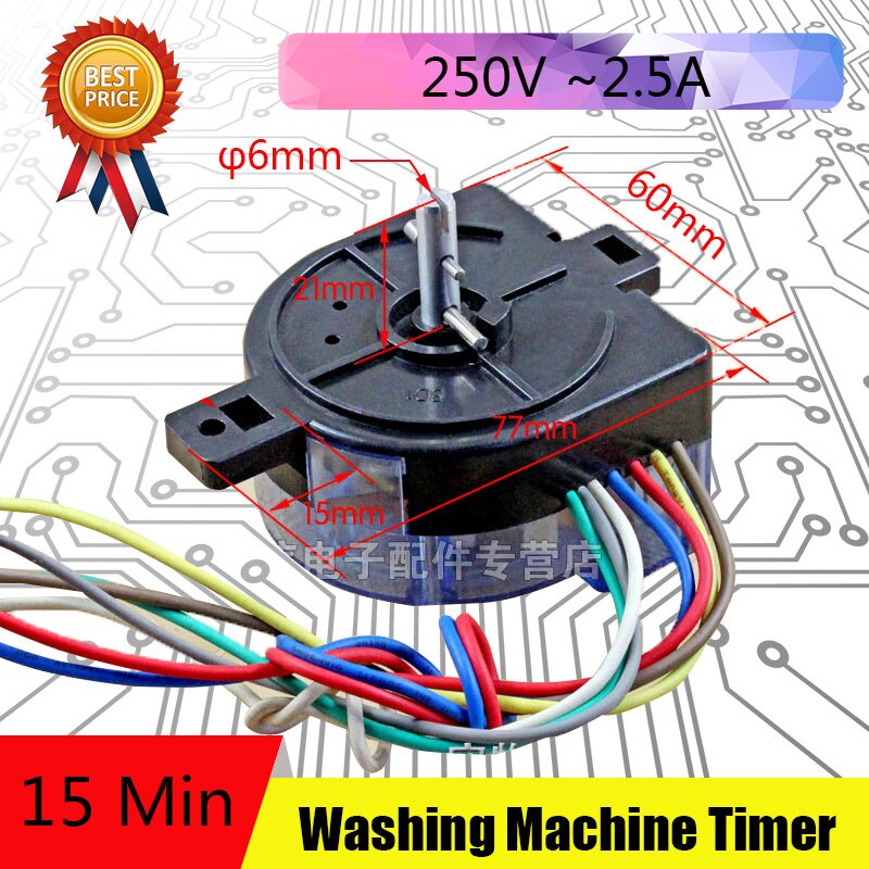 5Pcs 7 Line Semi-automatic washing machine Timer W... – Vicedeal