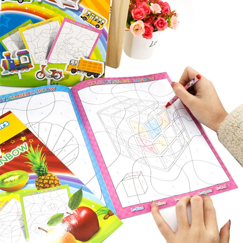 Baby Learn Drawing Colors and Numbers Color By Num... – Grandado