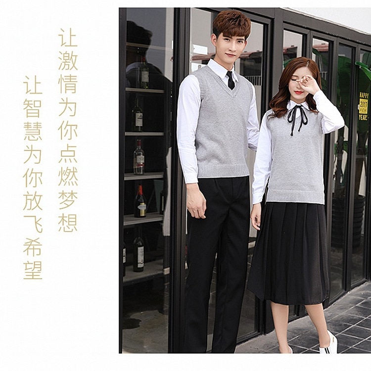 Students Summer Uniform Suit Boy Girls College Win... – Grandado