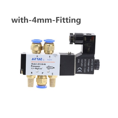 4V110-06 5 Way 2 Position 1/8" Pneumatic Sole... – Vicedeal