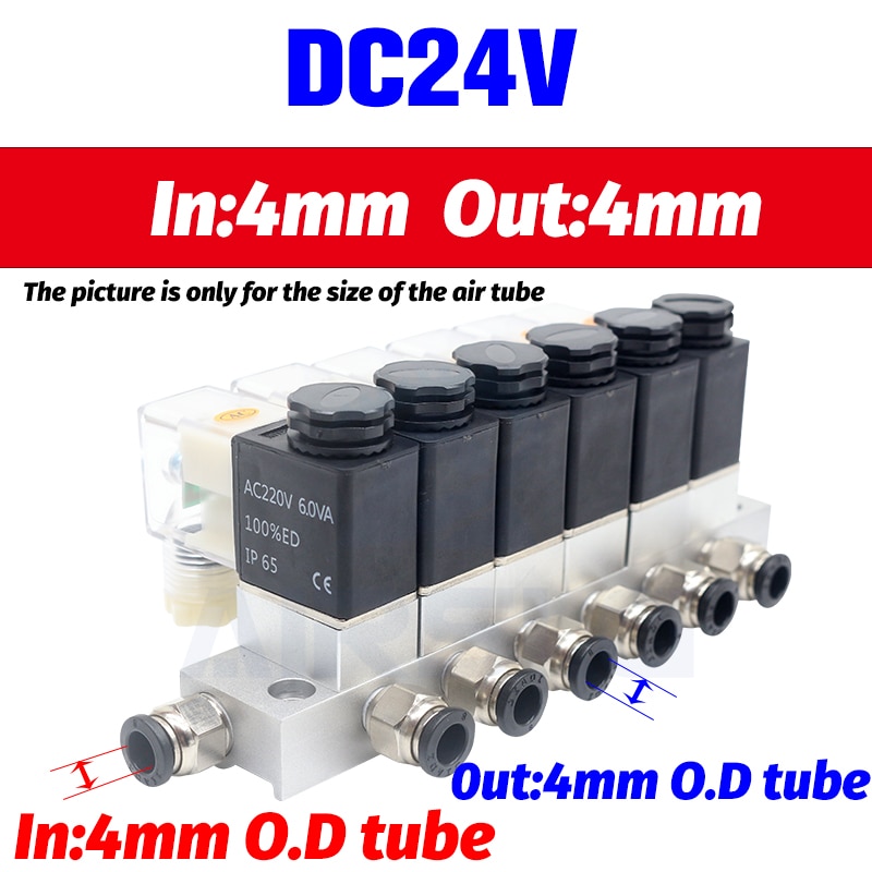 Air Solenoid Valves 2V025-08 06 Pneumatic combined... – Grandado