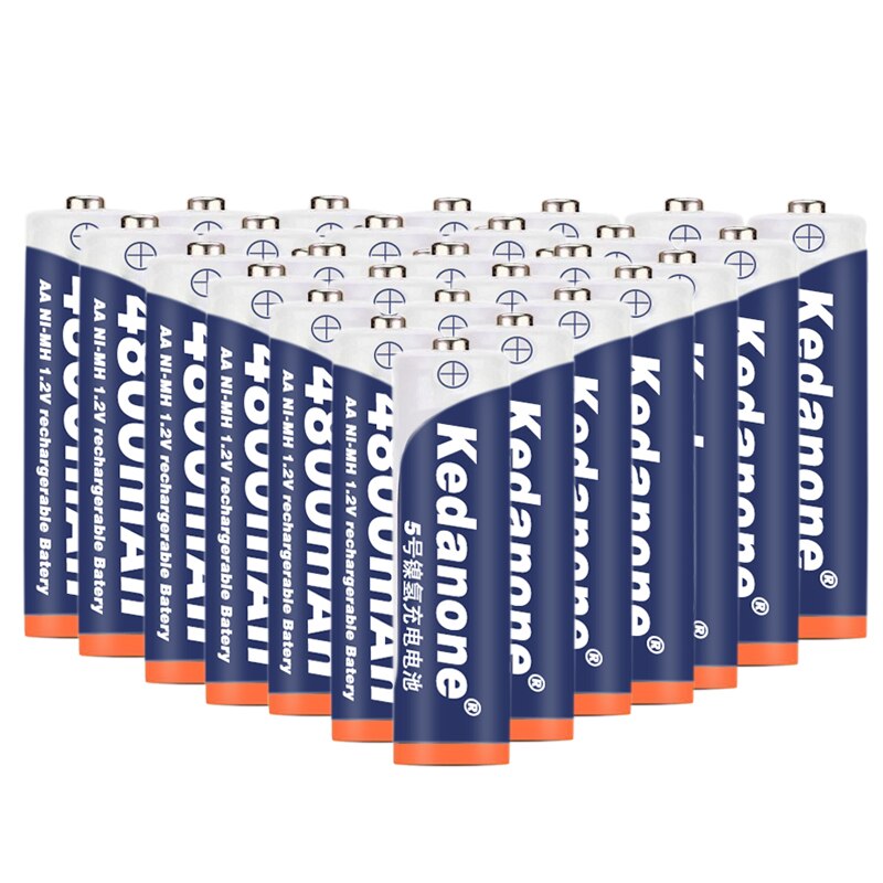 1.2V AA battery 4800mAh NI MH AA Pre-Charged Recha... – Grandado