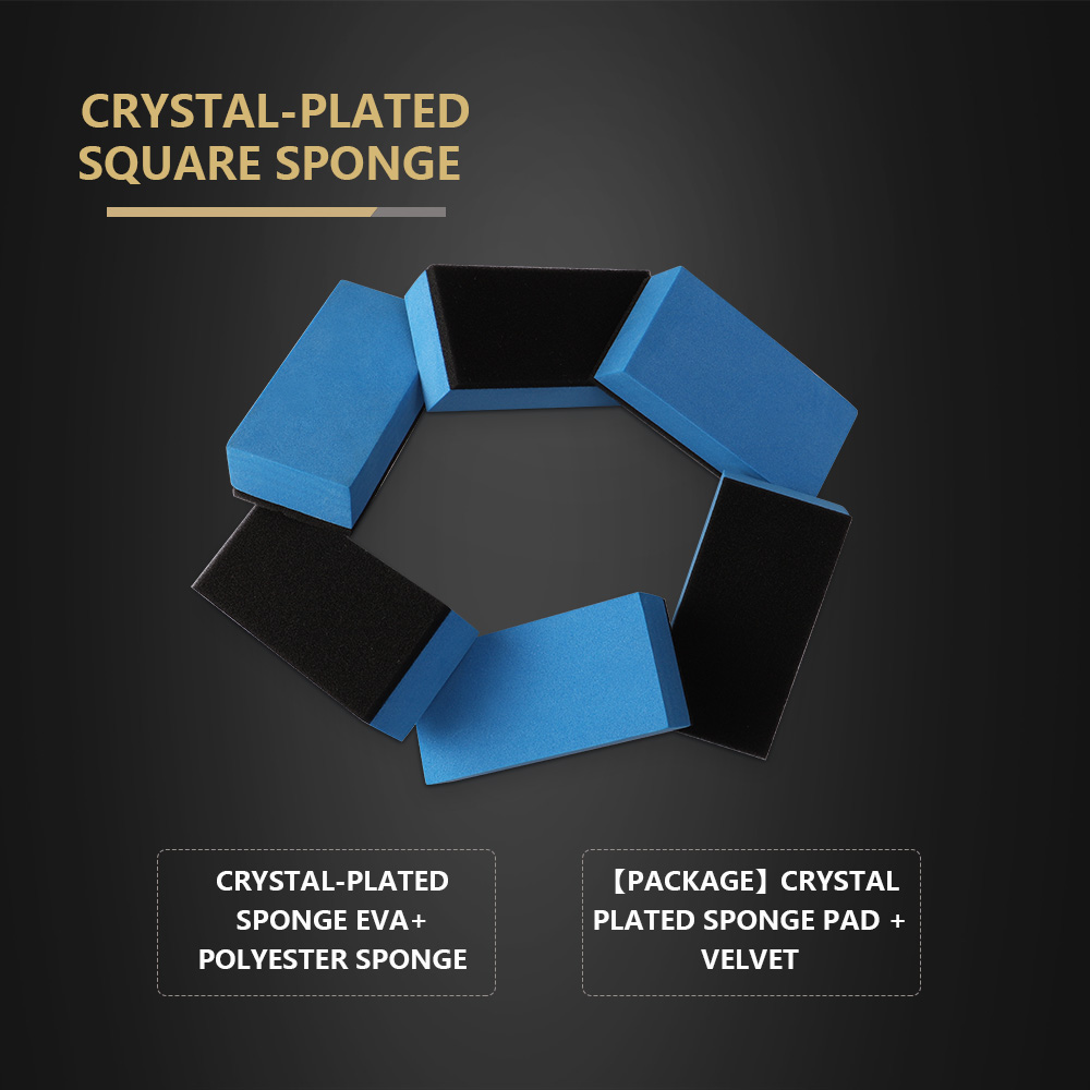 (Bulk ) SPTA Crystal-Plated Square Sponge Coating ... – Grandado