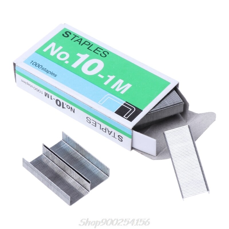 1000Pcs/Box Metal Staples No.10 Binding Office Sch... – Grandado