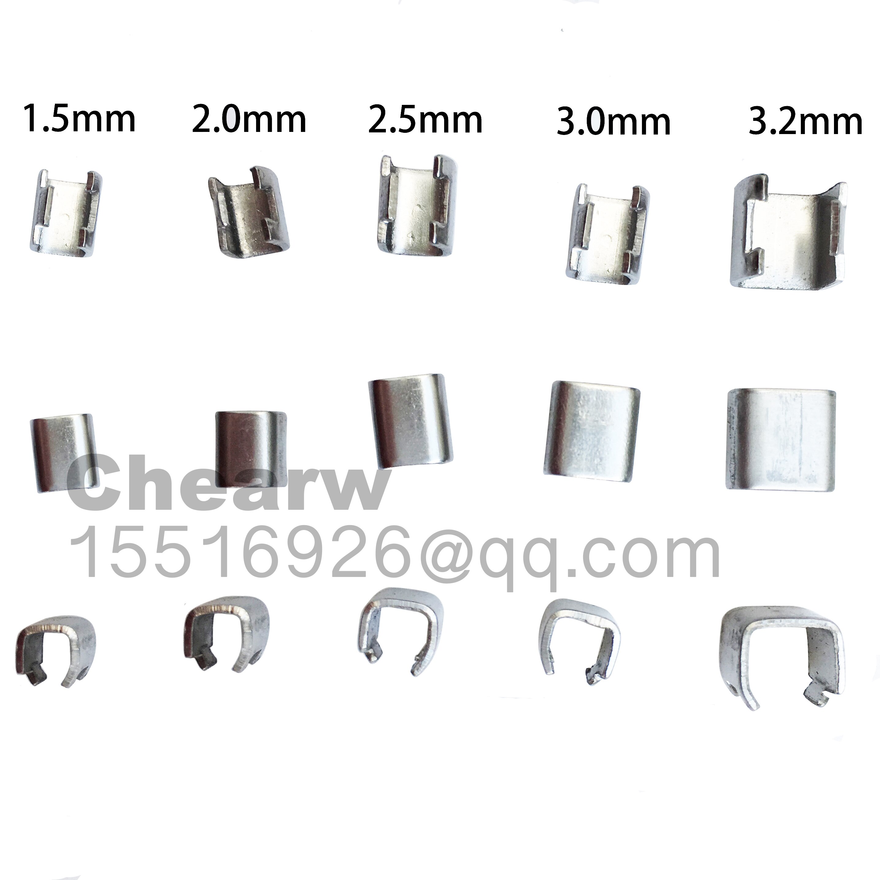 wire snap joint 1.5/2.0/2.5/3.0/3.2mm 304/316L LOC... – Grandado