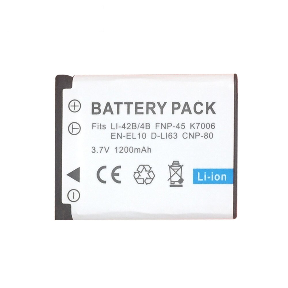 1 piezas 3,7 V 1200mAh LI-40B LI 40B LI-42B EN-EL1... – Grandado