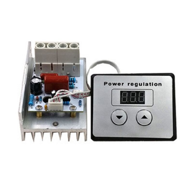 SCR Spannung Regler AC 220V 10000W Geschwindigkeit Kontrolle Dimmer Thermostat Modul Bausatz ...