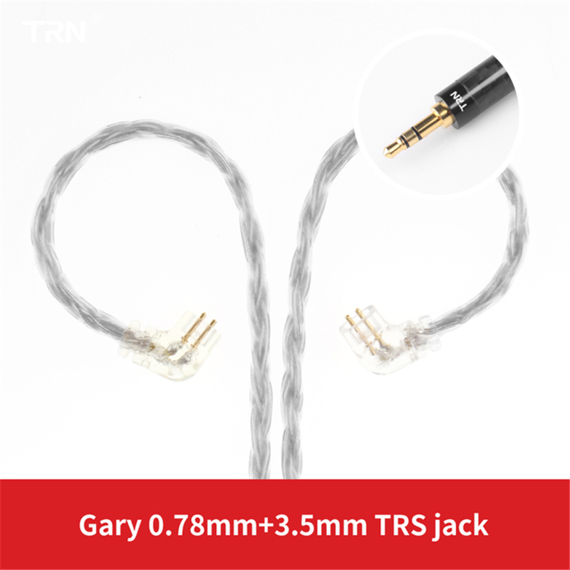 TRN T2S 16 Core Silver Cable Plated 3.5mm Plug For... – Grandado