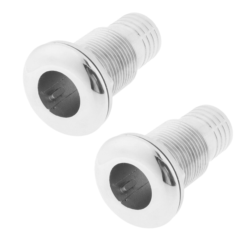 2Pcs 25mm (1 Inch) Boat Thru Hull Fitting Hose Bar... – Grandado