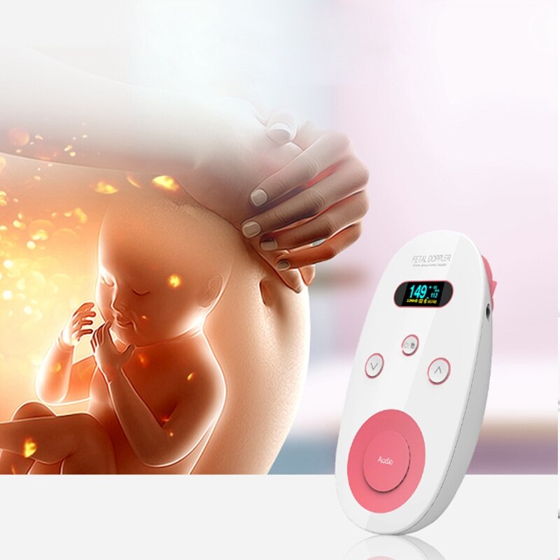 Waterproof Fetal Doppler Prenatal Sonar Doppler Ba... – Vicedeal