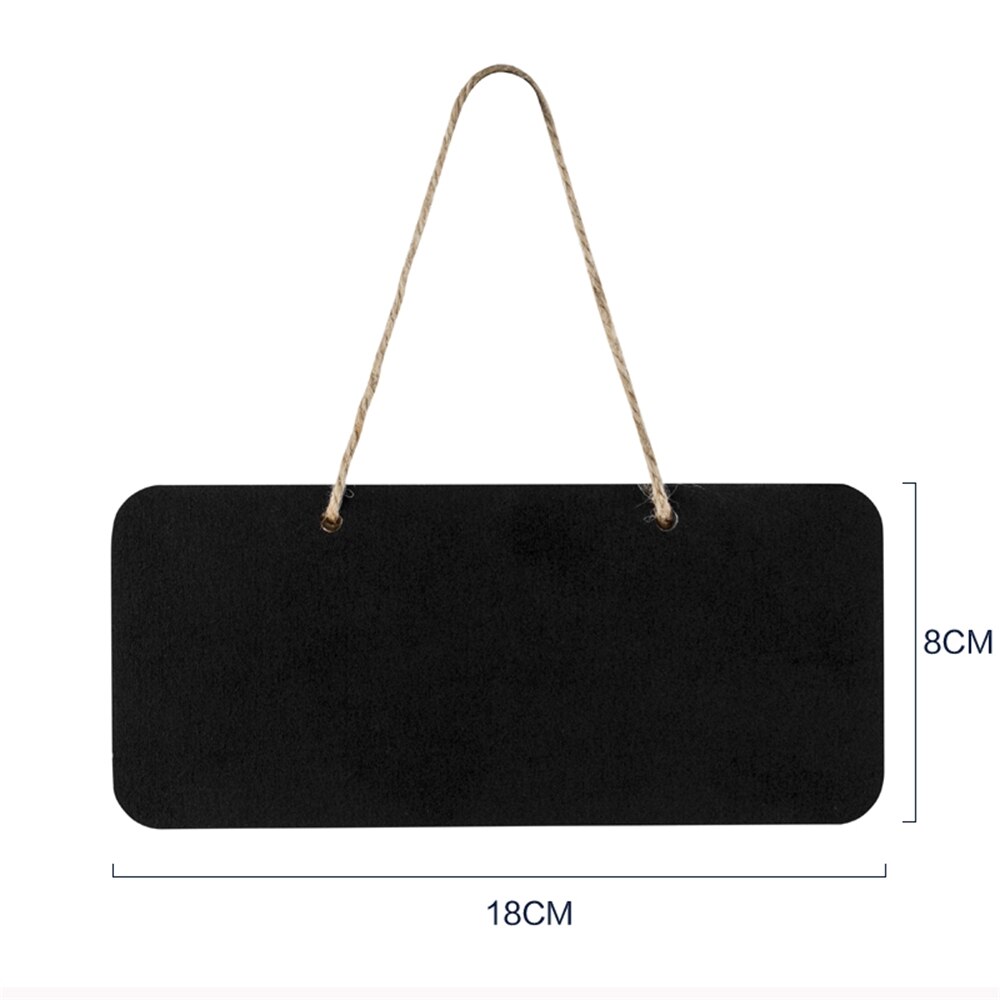 Wooden Mini Blackboard Welcome Plate Chalkboard Me... – Grandado