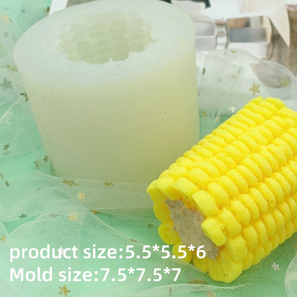 1Pcs 3D Pompoen Corn Kaars Mould Wax Essentiële Ol... – Grandado