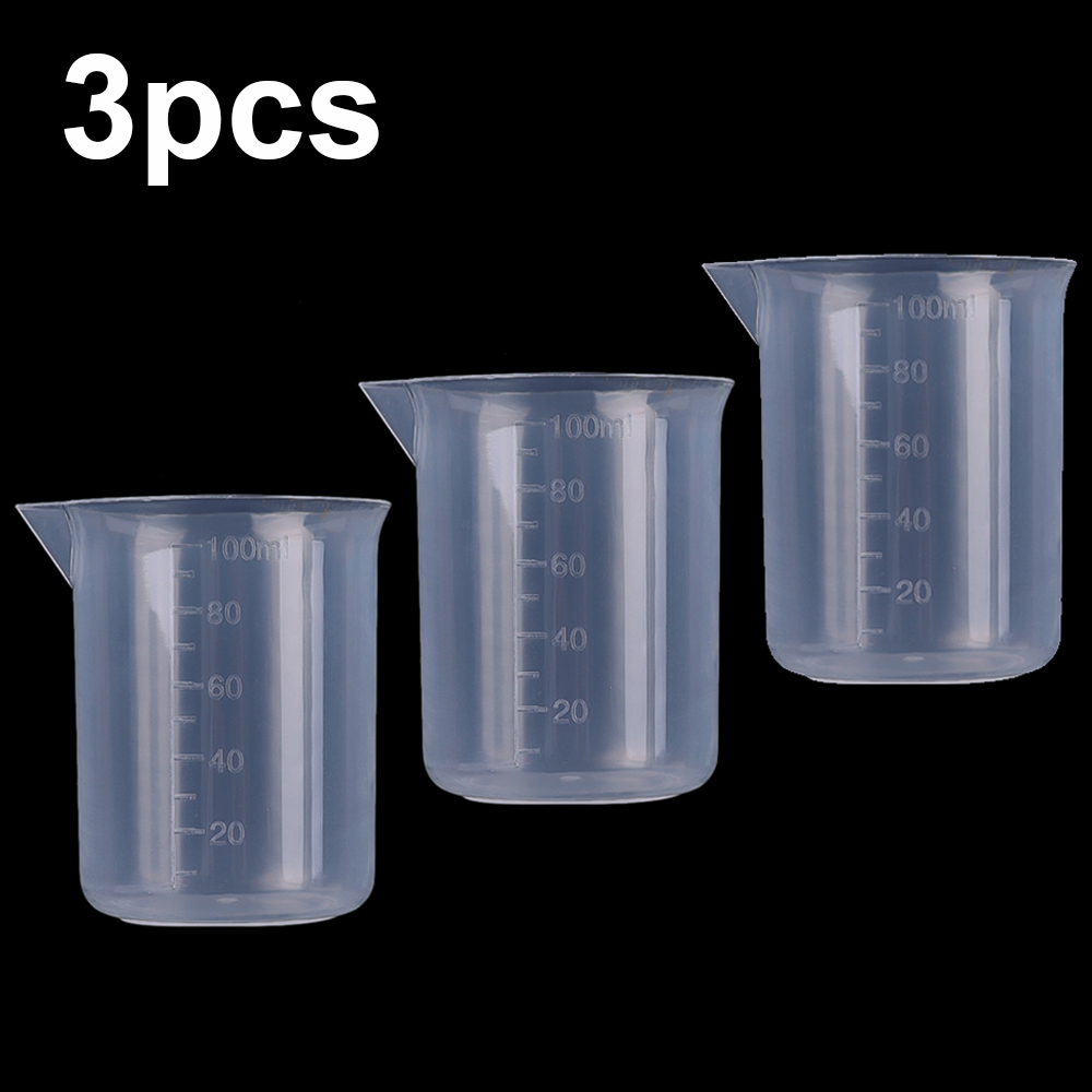 1/2/3pcs 100ml Test Measuring Cups Plastic Lab Bea... – Grandado