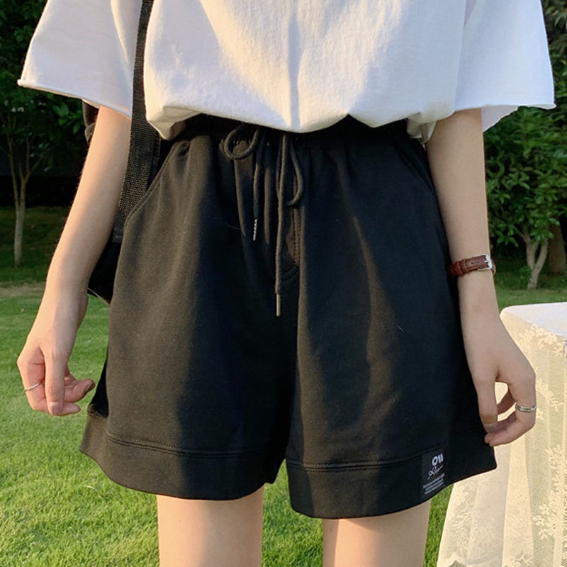 Solid Shorts Women Drawstring Japanese Style Soft ... – Grandado
