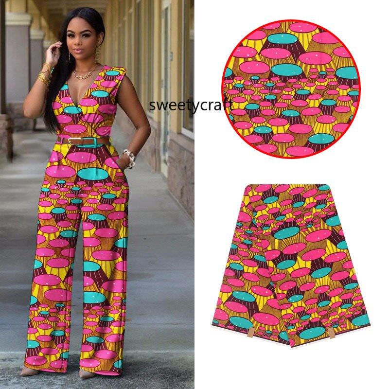 Ankara Echte Doek Wax Afrikaanse Bedrukte Stof Naa... – Grandado