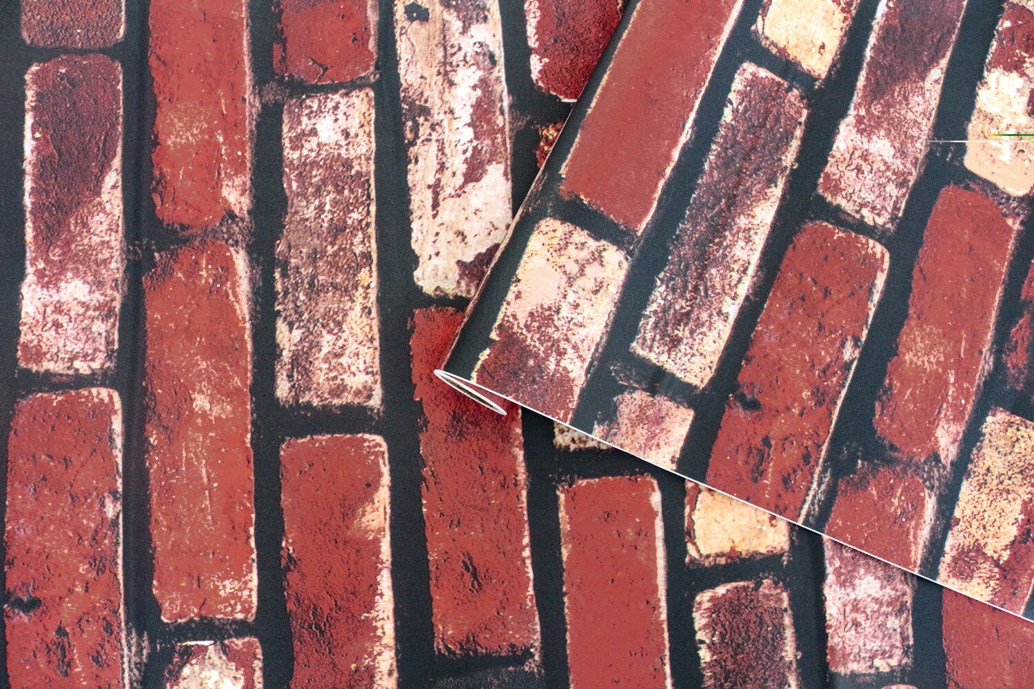 LUCKYYJ Peel & Stick Vinyl Brick Wallpaper Vintage... – Grandado