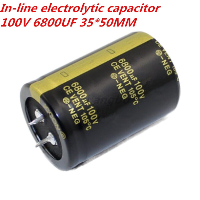 2-5pcs Audio Electrolytic Capacitor 100V6800UF 100... – Vicedeal
