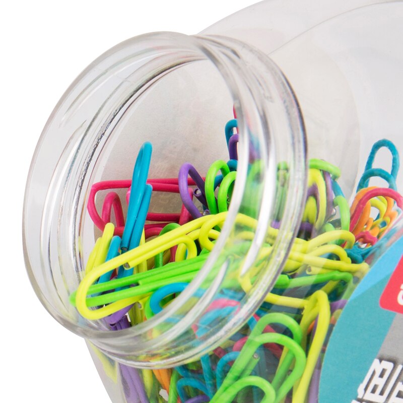 200pcs Box Paper Colors Clip Metal Stationery Clip... – Grandado