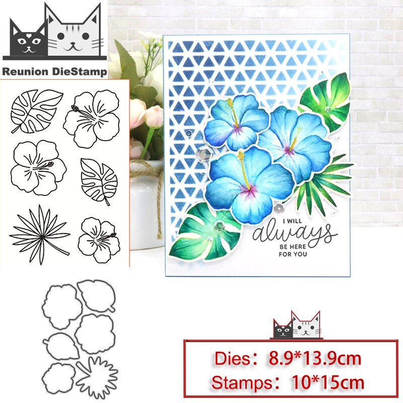 Reunion Morning Glory Flowers Leaves Metal Cutting... – Grandado