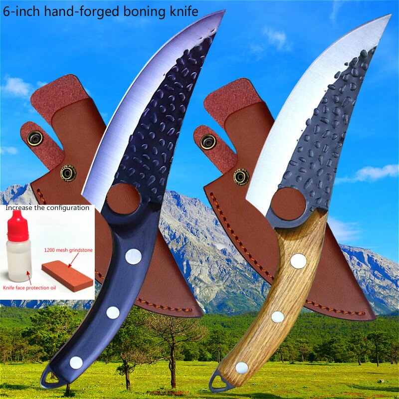 Hand-beat the high-hardness sharp boning knife, im... – Grandado
