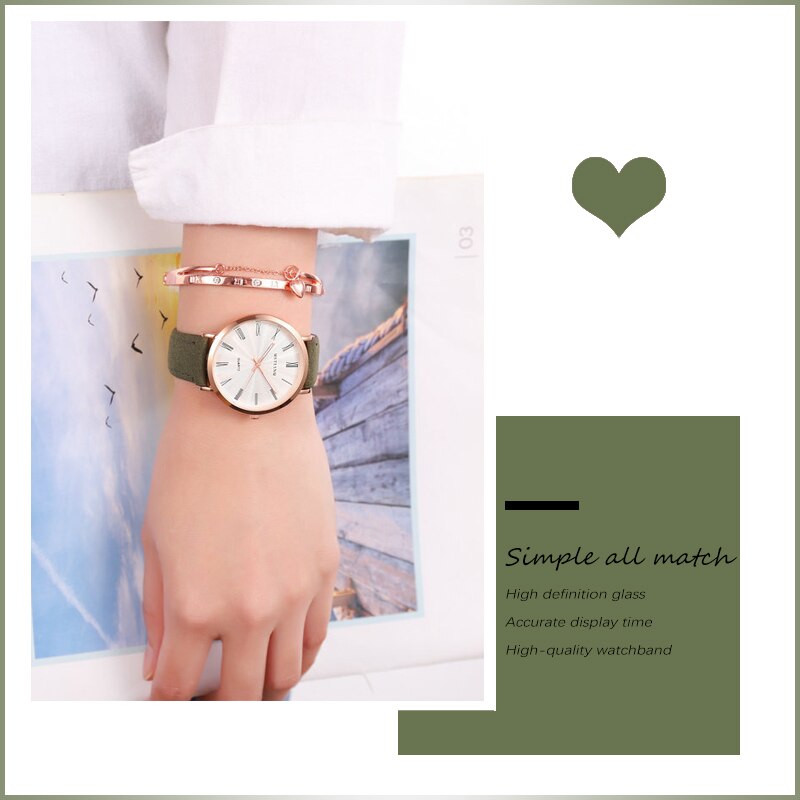 Women Watch Casual Leather Belt Watches Simple Lad... – Grandado