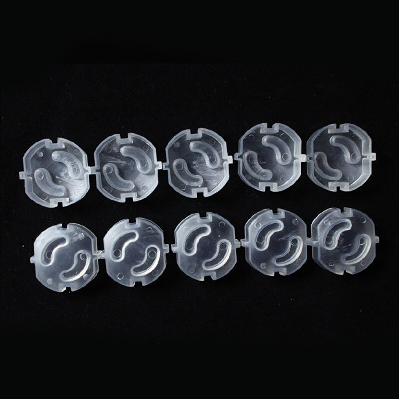 10 stk eu gennemsigtig babysikkerhed stikkontakt d... – Vicedeal