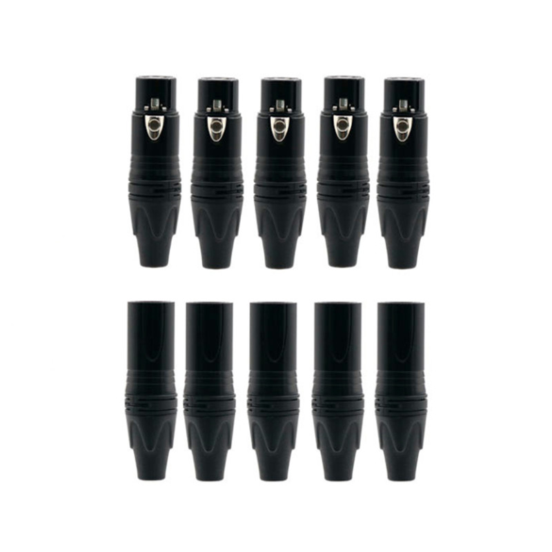 20 piezas 10 juegos chapado en oro 3 pines XLR hem... – Grandado