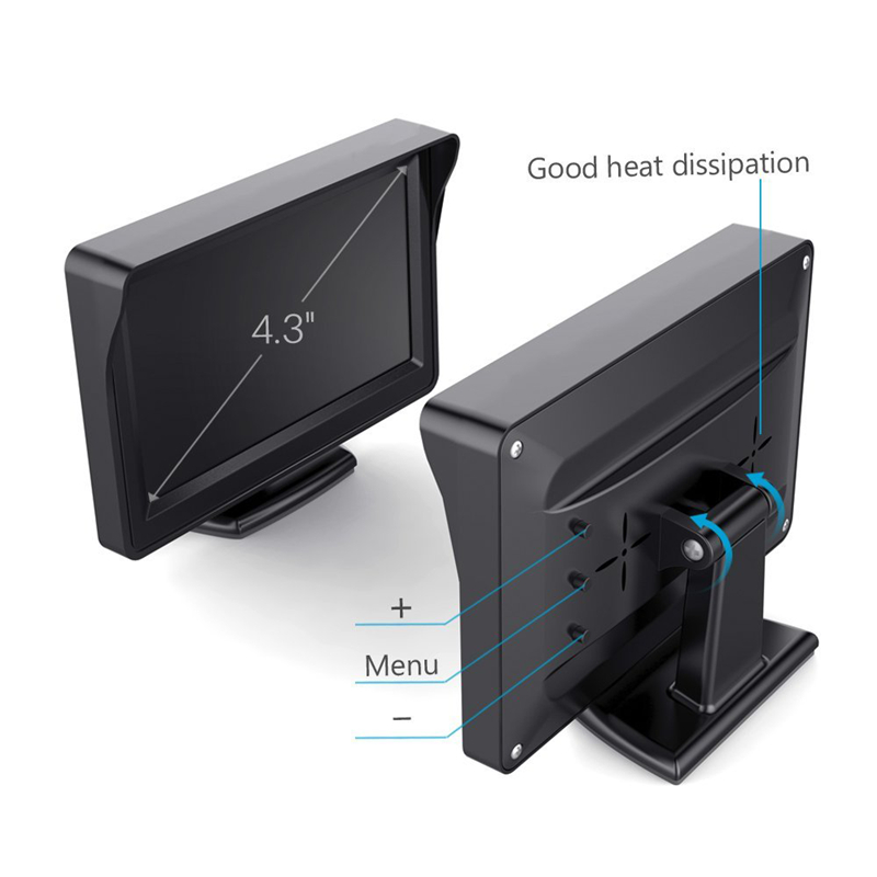 YuanTing 4.3 Inch TFT LCD-KLEURENSCHERM Display Ca... – Vicedeal