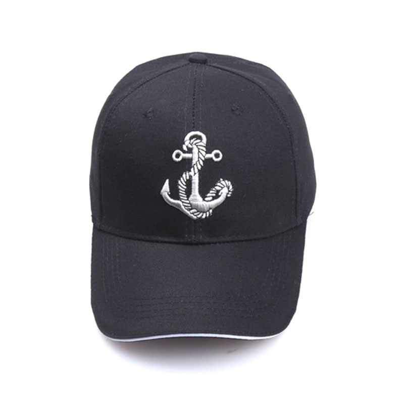 Black Cap Sailor Hat For Men Baseball Caps Anchor ... – Grandado