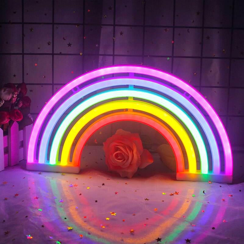 ineonlife Neon Rainbow Night Light Planet Neon Lig... – Vicedeal