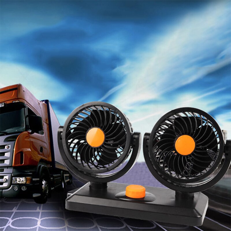 24V Dubbele Kanten Sterke Wind Elektrische Auto Fa... – Grandado