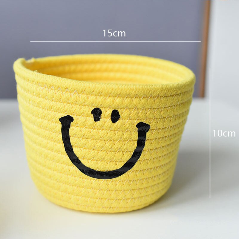 Smile Storage Baskets Cosmetic Organizer Table Sun... – Vicedeal
