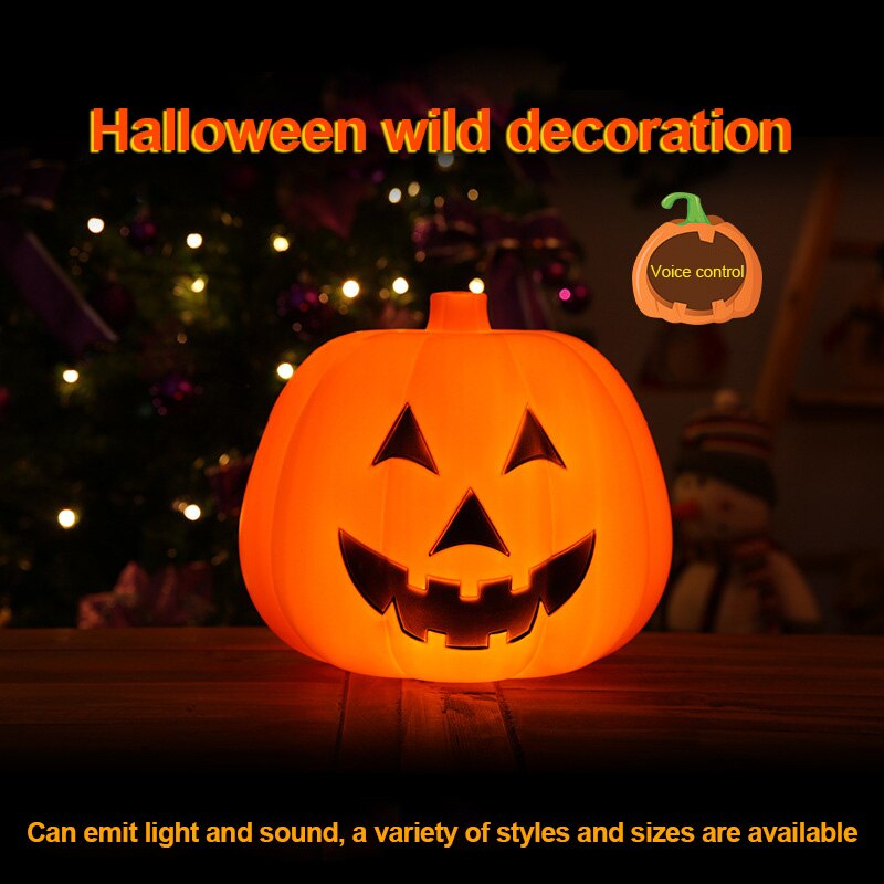 Halloween Pumpkin Light Voice-activated Luminous L... – Grandado