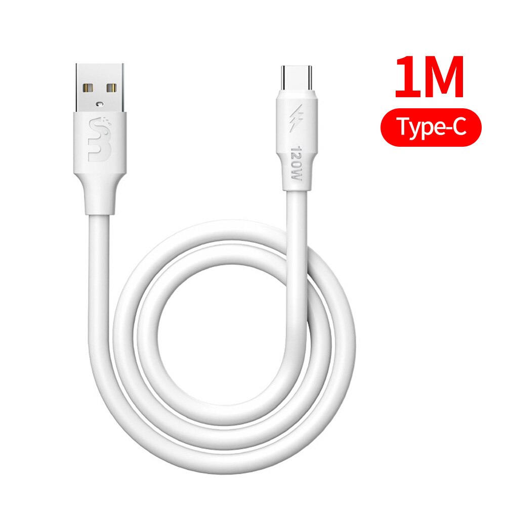 6mm Extra Thick Type C Data Cable 120W 6A Fast Cha... – Grandado