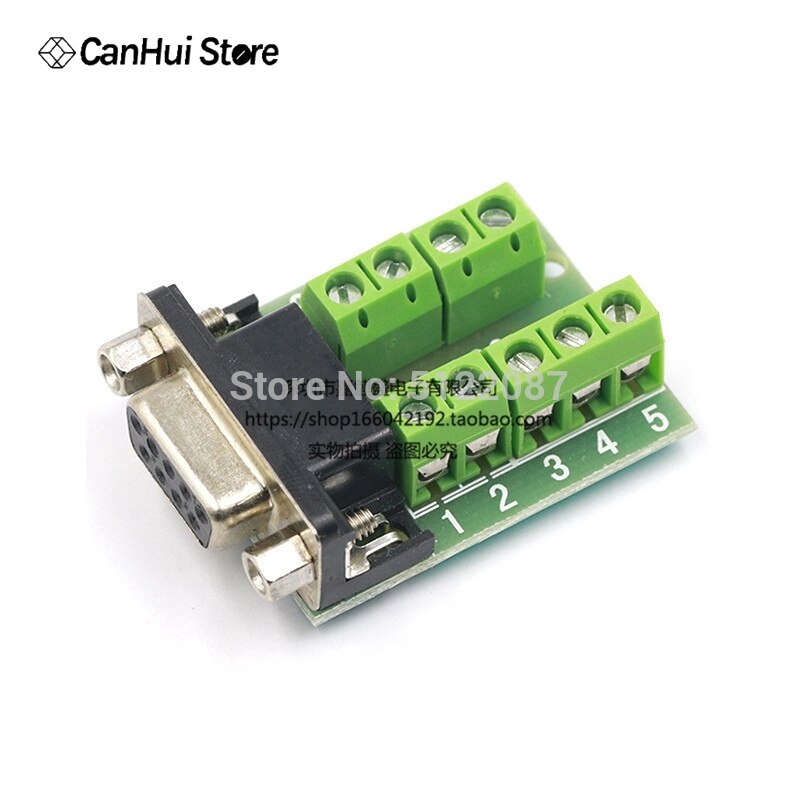 Adaptador hembra macho DB9, módulo de Terminal de ... – Grandado