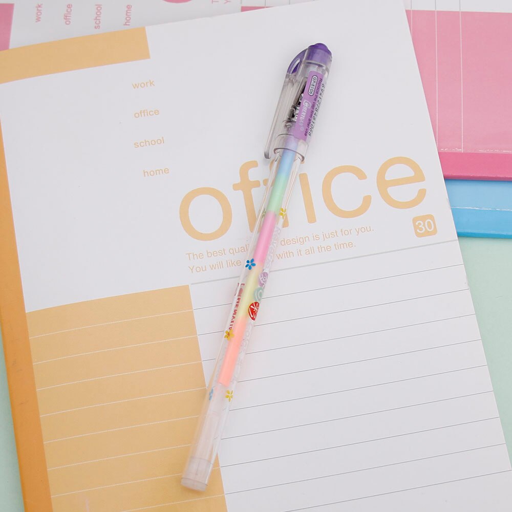 6 Color Change Pen Paper Fluorescent Paint Pens Pe... – Grandado