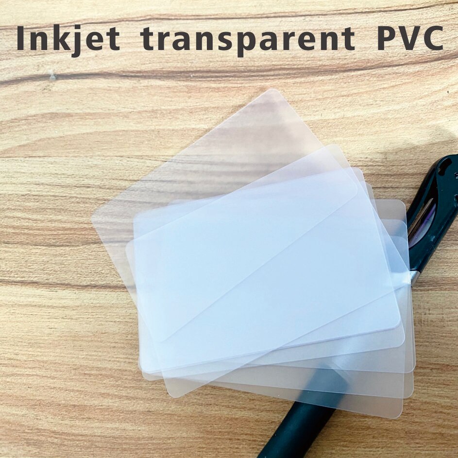 50pcs Printable Inkjet Transparent Blank Pvc Membe... – Vicedeal