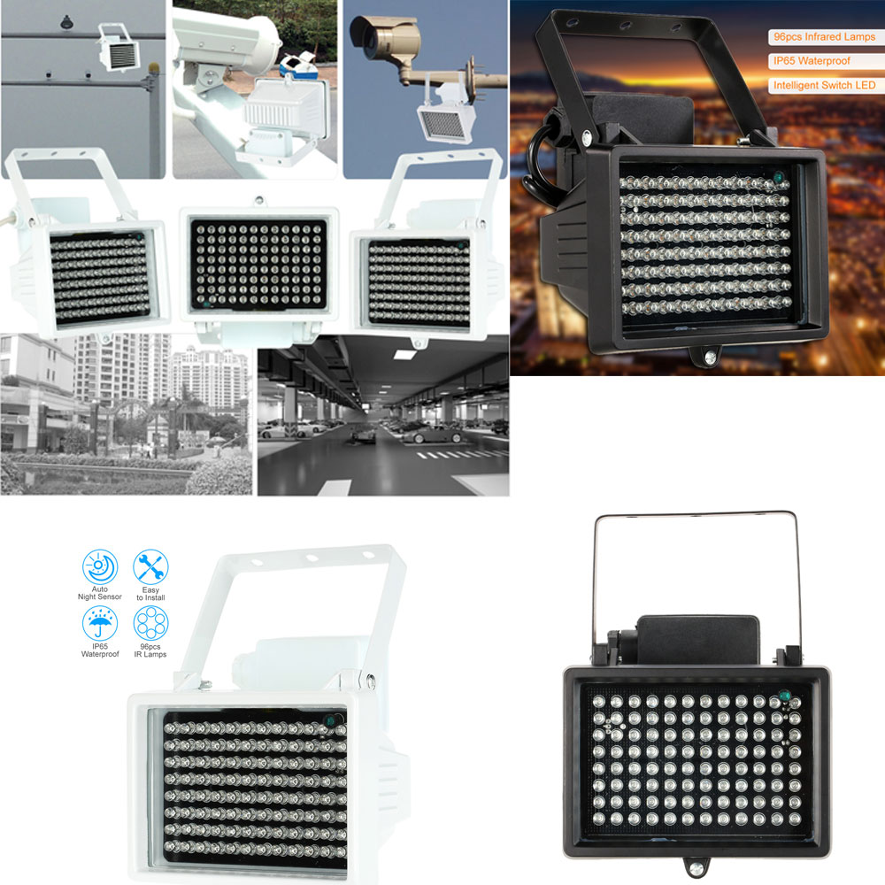 96 leds ir illuminator array infrarøde lamper natt... – Vicedeal 96 leds ir illuminator array infrarøde lamper natt... – Vicedeal