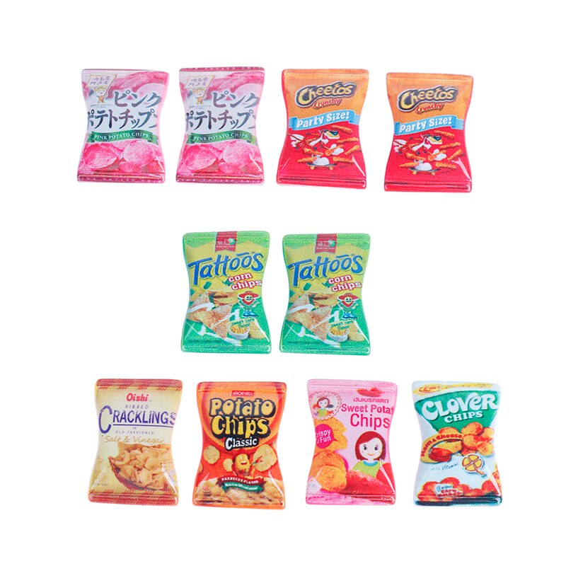 10PCS Mini Simulation Potato Chips Miniature Dollh... – Grandado