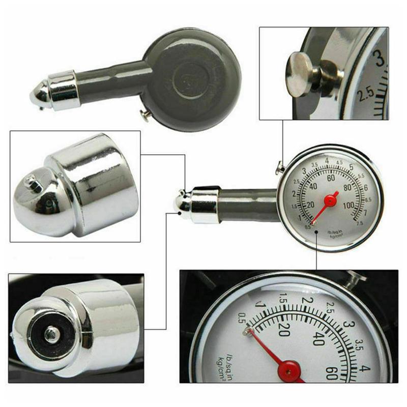 Metal Car tire pressure gauge AUTO air pressure me... – Grandado