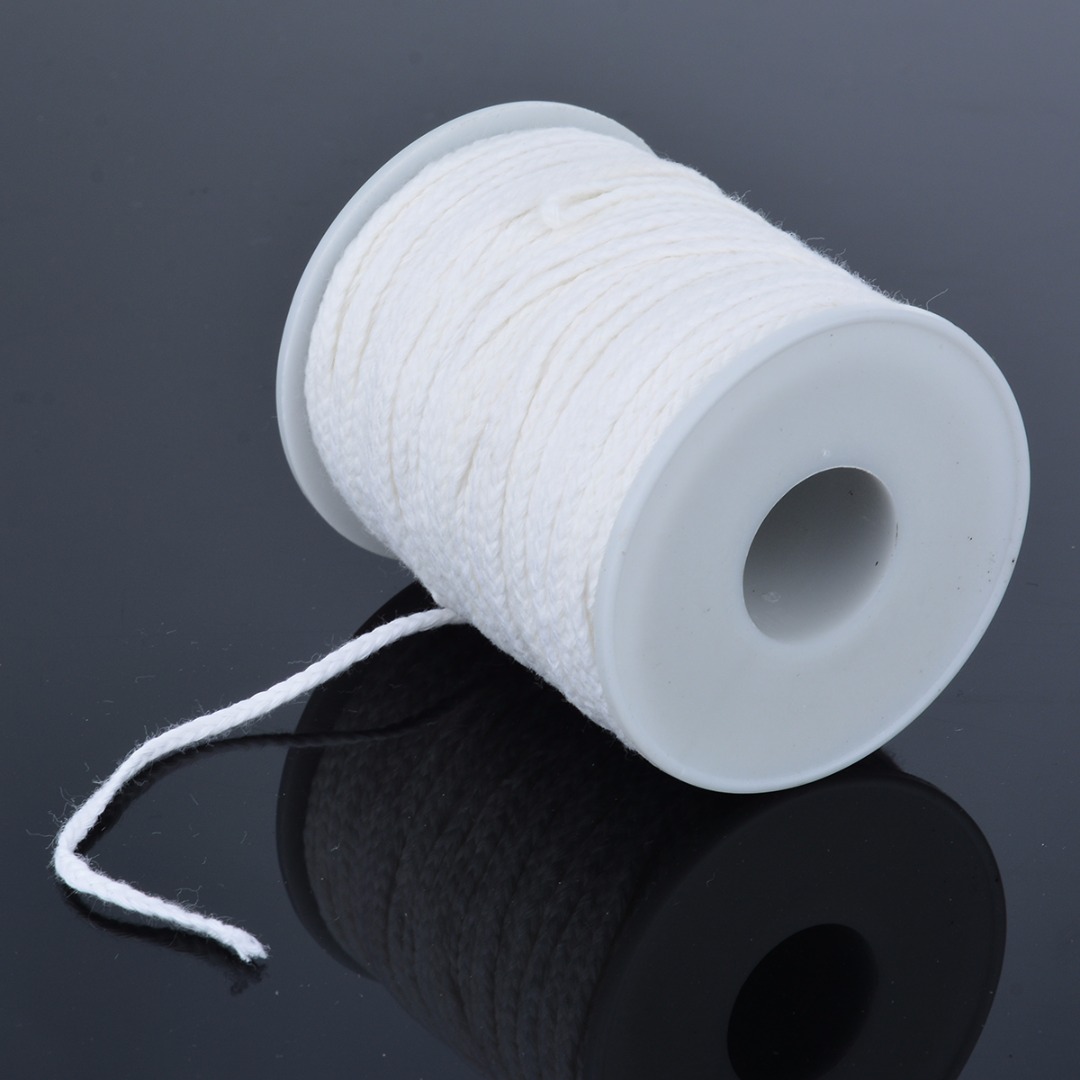 1Roll Cotton Square Braid Candle Wicks Core 61mx2.... – Vicedeal
