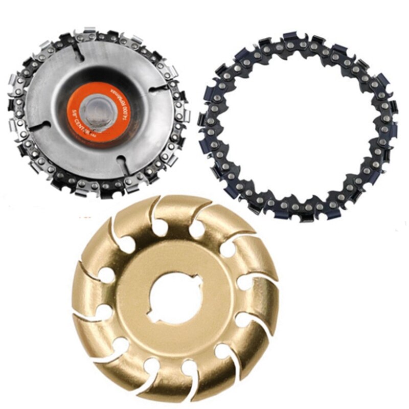 3 Piece Set Woodworking Chain Disc Cutting Disc Cu... – Grandado